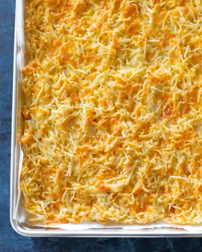 Sheet Pan Hash Browns - Simple Keto Diet Meals