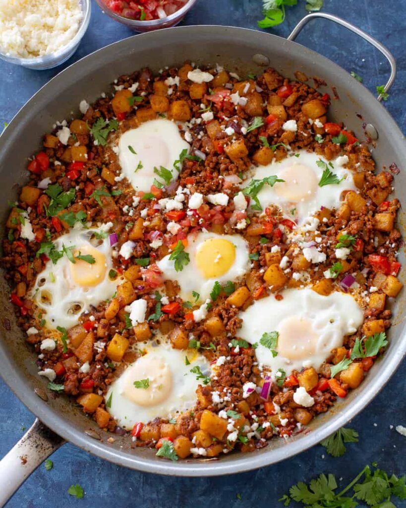 Chorizo and Egg Skillet - Simple Keto Diet Meals