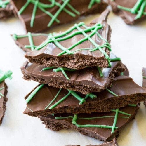 Mint Chocolate Bark - Simple Keto Diet Meals