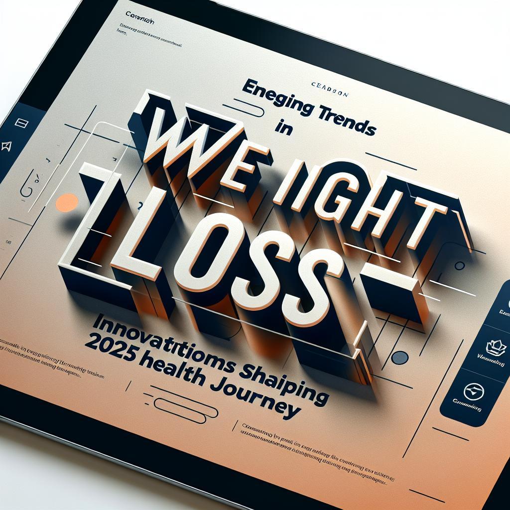 Emerging Trends in Weight Loss: Innovations Shaping 2025's Health ...