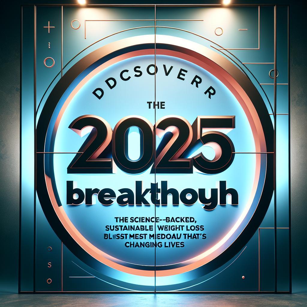 Discover the 2025 Breakthrough: The Science-Backed, Sustainable Weight ...
