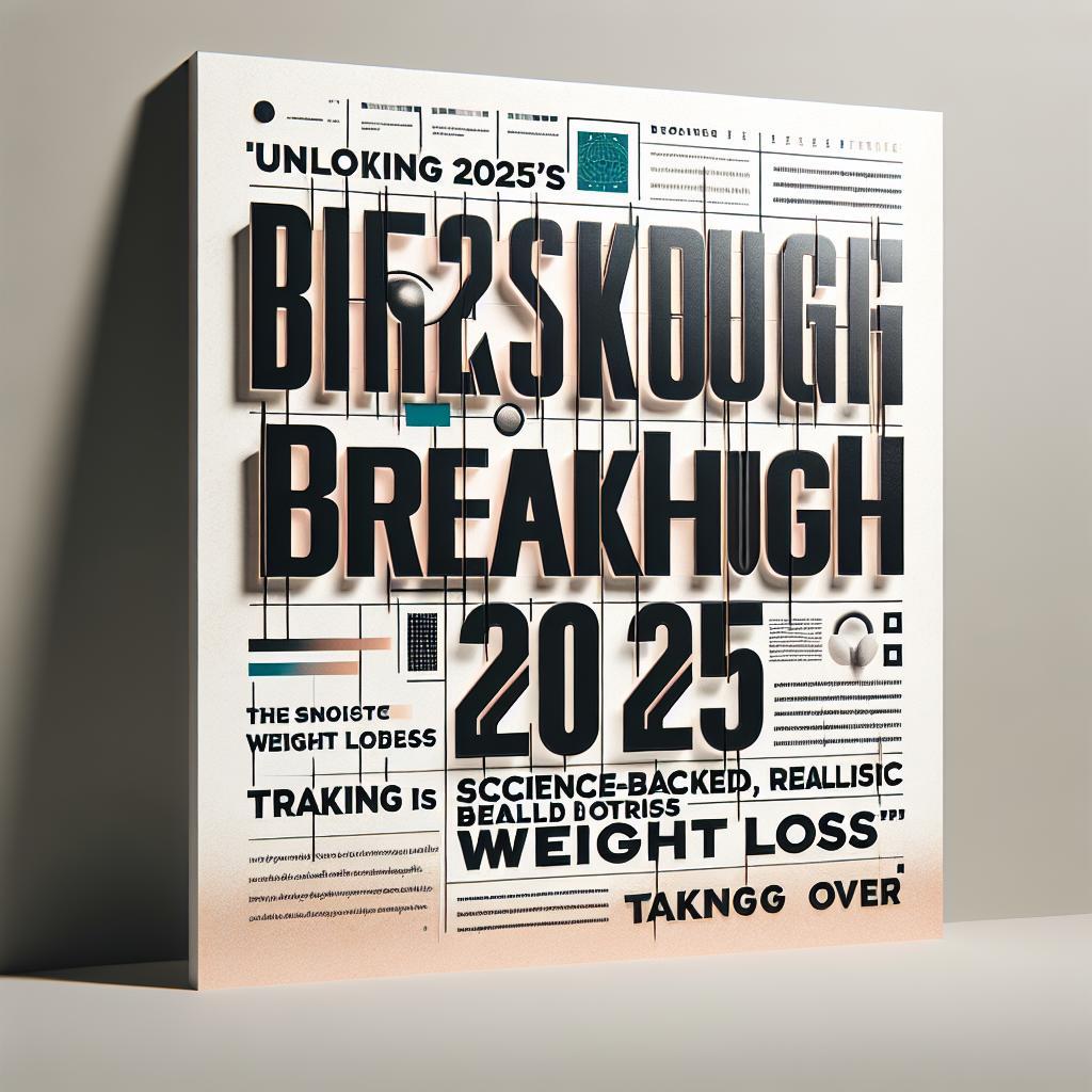 Unlocking 2025's Breakthrough: The Science-Backed, Realistic Weight ...