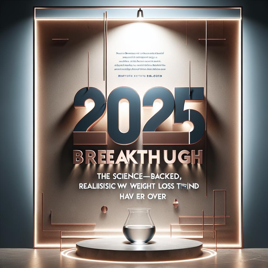 2025 Breakthrough: The Science-Backed, Realistic Weight Loss Trend ...