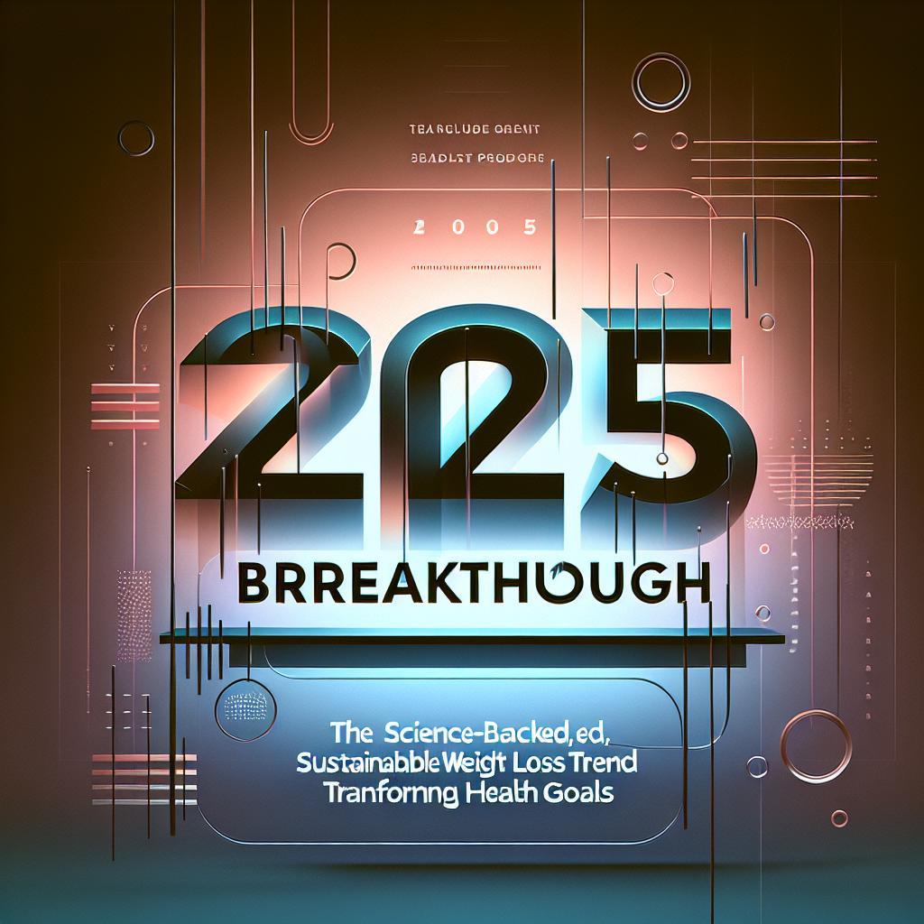 2025 Breakthrough: The Science-Backed, Sustainable Weight Loss Trend ...